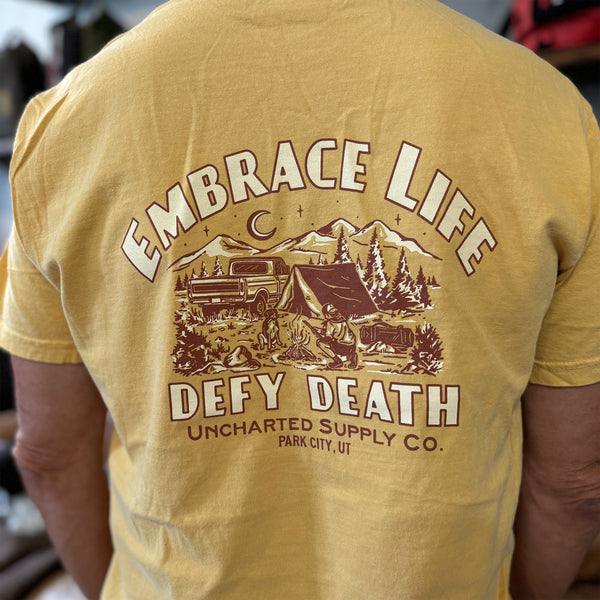 Defy Death T-Shirt | Uncharted Supply Co. – Uncharted Supply Company